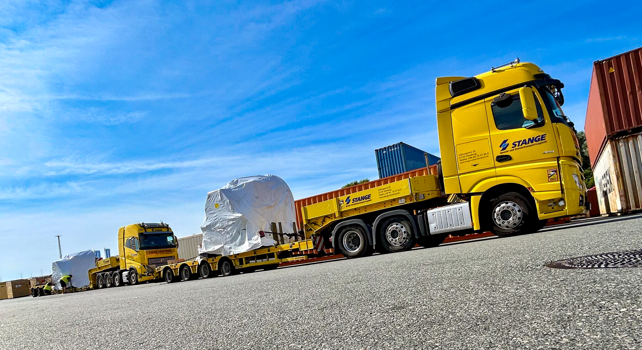 COLI Logistics faced the challenge of transporting 4 main shafts ...