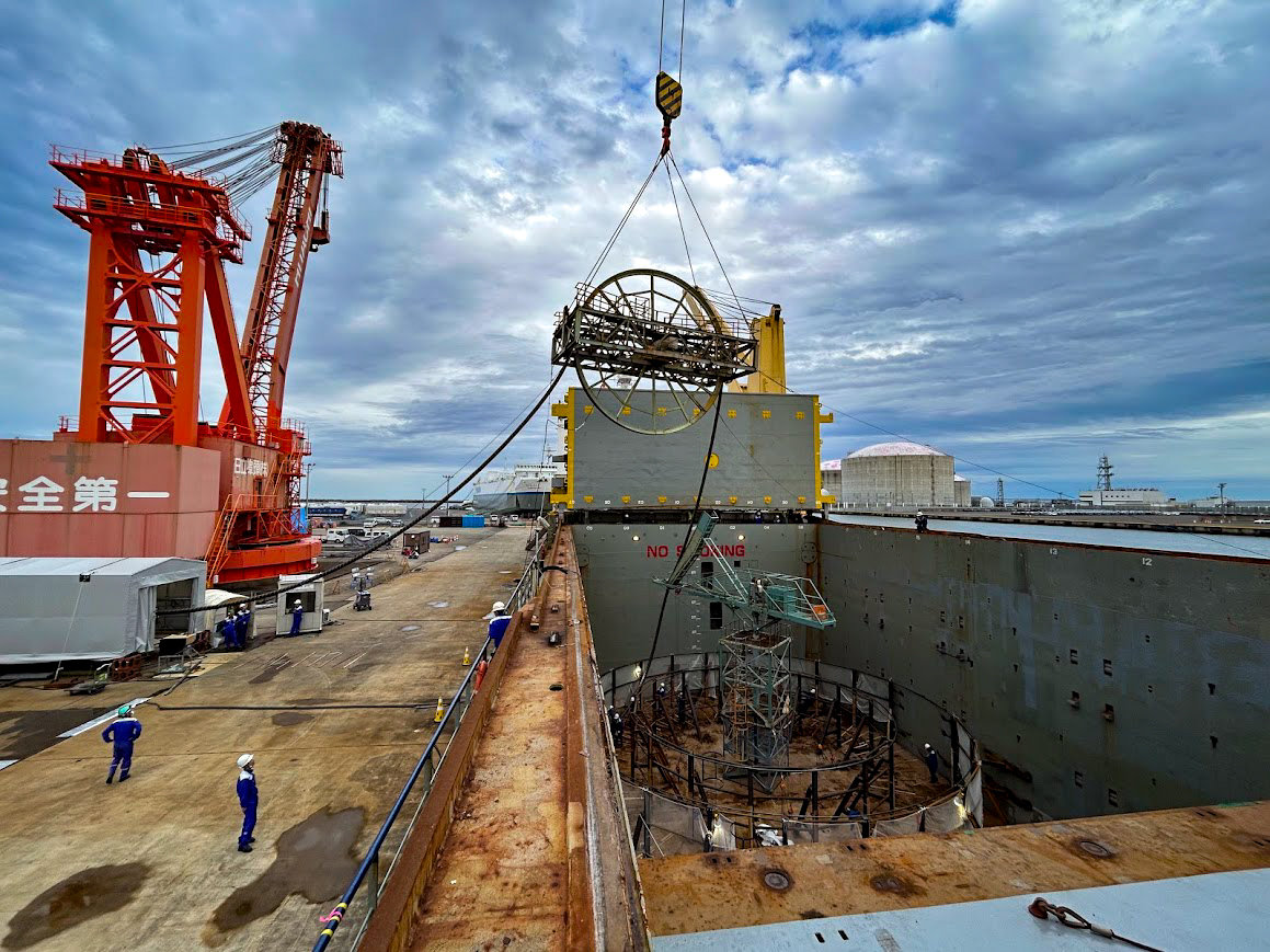 Transport of submarine cable from Japan to Northern Ireland - COLI Group